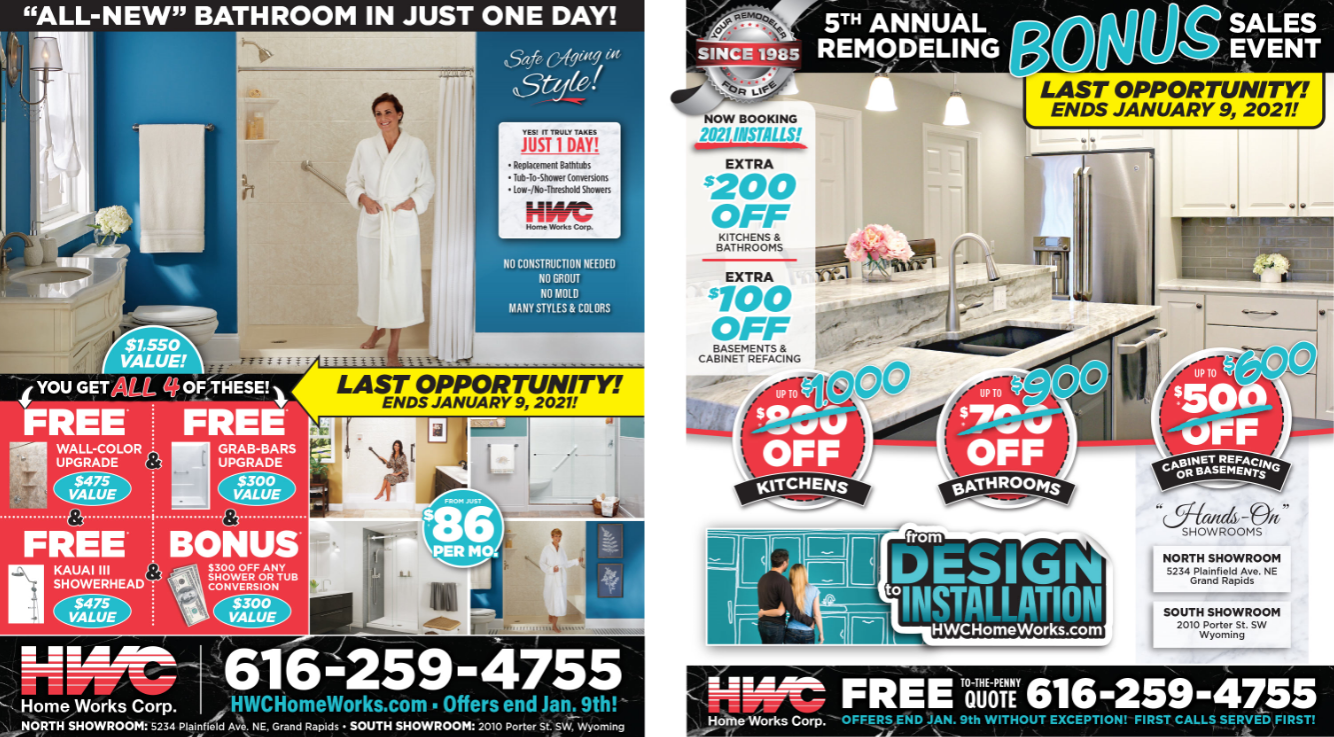 Remodeling Promotions & Special Offers | HWC Homeworks Corp.